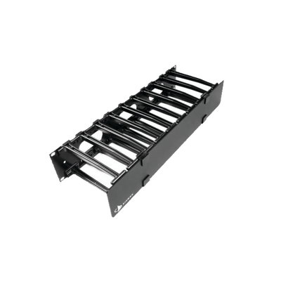 Organizador de Cable Horizontal RouteIT, Sencillo, Para Rack de 19in,